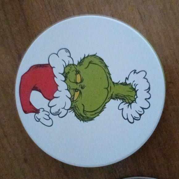 Dr. Seuss | Holiday | Grinch Coasters | Poshmark